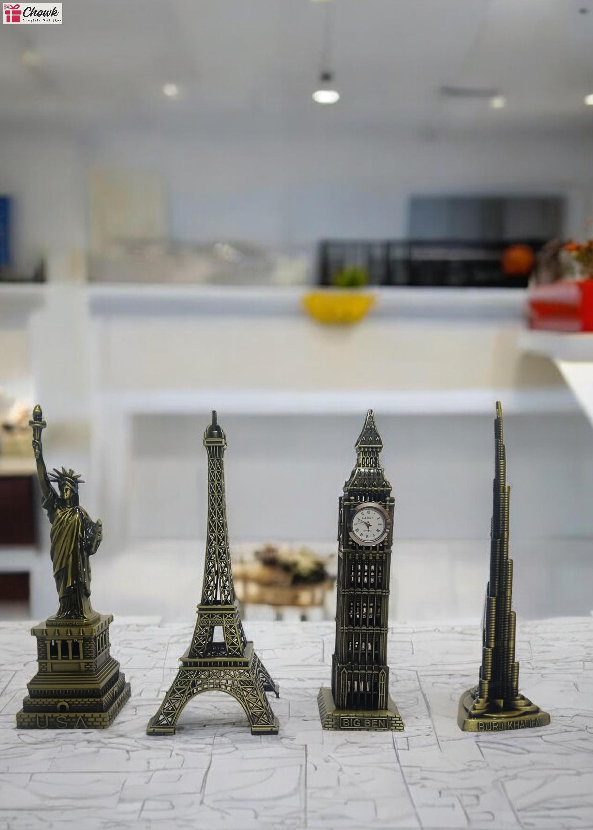 Stunning World Monument Miniature Models - Eiffel Tower, Big Ben, Burj ...